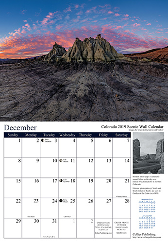 Colorado 2019 Wall Calendar