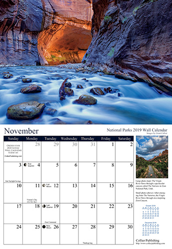 National Parks 2020 Wall Calendar